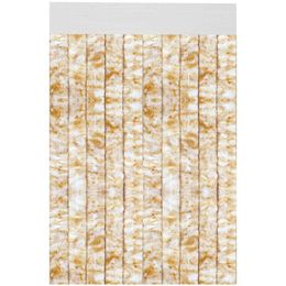Arsvita - Flauschvorhang 80x220 cm in Meliert beige - weiß, perfekter Insekten- und Sichtschutz für Ihre Balkon- und Terrassentür, viele Farben