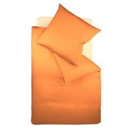 Interlock-Jersey-Bettwäsche colours orange 2044 Größe: 135 x 200 cm - Fleuresse