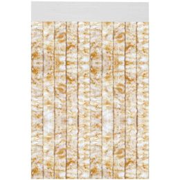 Arsvita - Flauschvorhang 80x185 cm in Meliert beige - weiß, perfekter Insekten- und Sichtschutz für Ihre Balkon- und Terrassentür, viele Farben