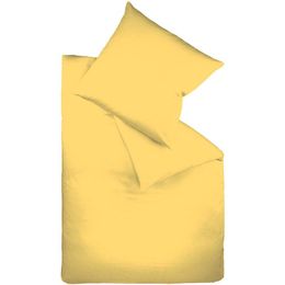 Fleuresse - Mako-Satin-Bettwäsche colours Farbe gelb 2006 135x200