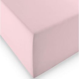 Boxspring- und Wasserbetten Jersey-Spannlaken comfort xl Farbe 4040 rose 140 - 160 x 200 - 220 cm - Fleuresse