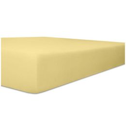 Kneer Easy Stretch Spannbetttuch für Matratzen bis 40 cm Höhe Qualität 251 Farbe creme 140-160x200-220 cm