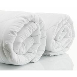 Etérea - Basic 4-Jahreszeiten Bettdecke Emily 135 x 200 cm weiß - Weiß