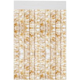 Arsvita - Flauschvorhang 80x200 cm in Meliert beige - weiß, perfekter Insekten- und Sichtschutz für Ihre Balkon- und Terrassentür, viele Farben