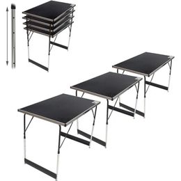 TrutzHolm ® - Multifunktionstisch Flohmarkttisch 3er Set Markttisch Klapptisch Tapeziertisch Arbeitstisch Beistelltisch