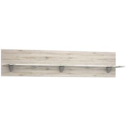 Wandboard Sandeiche Sandeiche Wandregal Modern - 120x25x22,1 cm (BxHxT) - Bücherregal Hängeregal Wandpaneel - [Tammy.seven] Wohnzimmer Wohnstube Büro