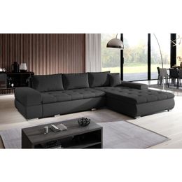 Arzo Sofa L-Form Eckcouch Schlafsofa Couch mit Schlaffunktion modern PR96 - Furnix