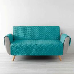 Douceur D'intérieur - Sofaschoner well, gesteppt, Mikrofaser, 279 x 179 cm