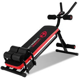 Home Fitness Code - Bauchmuskeltrainer Bauchtrainer Faltbar Sit-Up Bank mit Zähler Höhenverstellbar ab Trainer für Bauchmuskeln Arme Beine Rücken Po