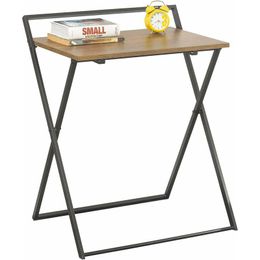 sobuy FWT88-F Kleiner Schreibtisch klappbar Computertisch Arbeitstisch für Home-Office Snack Tisch Sofatisch Klapptisch Beistelltisch bht ca.: 63x77x45cm