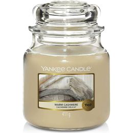yankee candle - Duftkerze im Glas Warm Chashmere, Brenndauer bis zu 90 Stunden