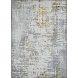 ANDIAMO - luxor Living Teppich Punto creme-senfgelb, 80 x 150 cm modische Teppiche