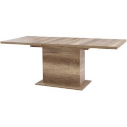 Esstisch Eiche Antik Eiche Antik Ausziehbar Modern - 160x76,6x90 cm (BxHxT) - Tisch Eszimmertisch Küchentisch - [Lucienne.three] Esszimmer Küche