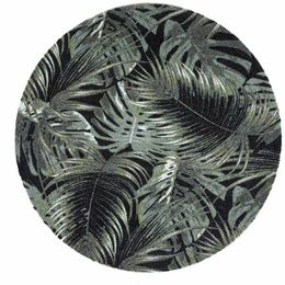 MD-Entree Md Entree Universal Eingangsmatte - Teppichmatte - Küchenteppich: palm leaves, ø 100 cm