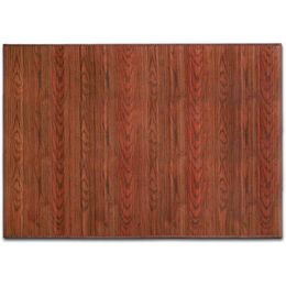 Floordirekt Bambus-Teppich Magenta 160 x 230 cm Braun - Braun