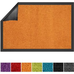 Floordirekt - Schmutzfangmatte Use&Wash Orange 107 200 x 200 cm - Orange