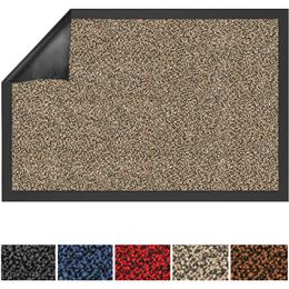 Karat - Antistatik-Schmutzmatte sky Performa Ocker-schwarz 60 x 180 cm - Ocker-Schwarz