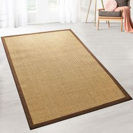 Floordirekt - Sisal-Teppich Amazonas Kork Mit Bordüre 200 x 290 cm - Kork