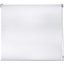 ONDECO - Klemmrollo ohne Bohren, Sichtschutz Rollo Fenster innen und Tür mit Klemmträger Smart tauglich - Weiss - 120x150 cm