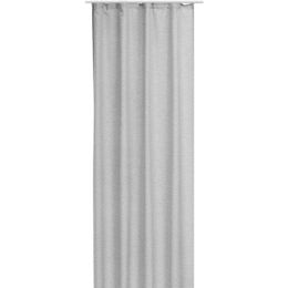 Bestlivings - Gardine blickdicht in Leinenoptik 140x245 cm mit Universalband in Grau, in vielen Varianten - Grau