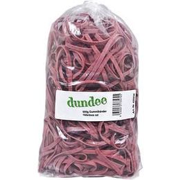 dundee Gummibänder rot 0,4 cm, Ø 15,0 cm, 500,0 g