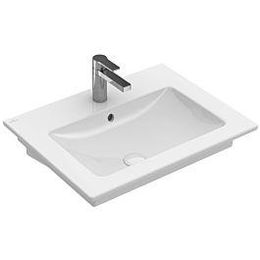 Villeroy & Boch Villeroy & Boch Venticello Waschtisch 41246701 65 x 50,5 cm, weiss, ohne Hahnloch, mit Überlauf