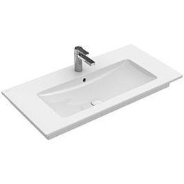 Villeroy & Boch Villeroy & Boch Venticello Waschtisch 41048J01 80 x 50,5 cm, weiss, ohne Hahnloch, mit Überlauf