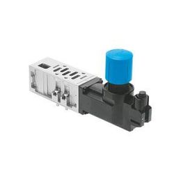 Festo Reglerplatte, P, 0.5 10 bar, 1 Anschluss, Druckluft, IP65, Aluminium, Druckguss - VABF-S1-1-R1C2-C-10