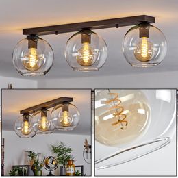 hofstein Koyoto Deckenleuchte Glas 20 cm Klar, 3-flammig