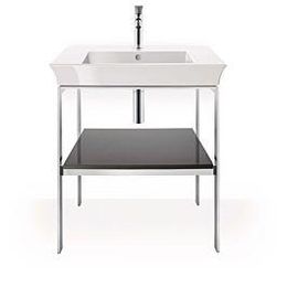 Duravit White Tulip Möbel-Waschtisch 2363750000 75 x 49 cm, mit Hahnloch, mit Überlauf, mit Hahnlochbank