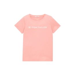 Tom Tailor Mädchen T-Shirt mit Logo Print, rosa, Logo Print, Gr. 116/122