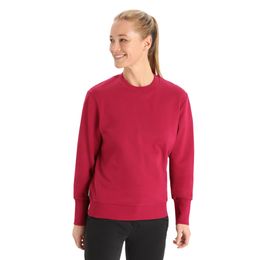 Icebreaker Merinomix Central II Sweatshirt - Frau - Cherry - Größe XS