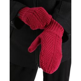 Icebreaker Merino Waypoint Fausthandschuhe - Mann - Cherry/espresso - Größe XL