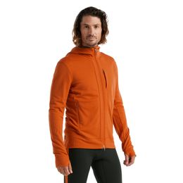 Icebreaker Merino Quantum III Zip-Hoodie - Mann - Spice - Größe XXL