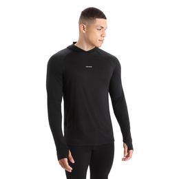 Icebreaker 125 Cool-Lite™ Merinomix Sphere Hoodie - Mann - Black - Größe XXL