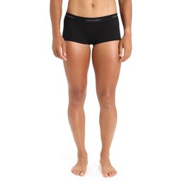 Icebreaker Merino 200 Oasis Thermo-Boy-Shorts - Frau - Black - Größe S