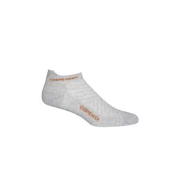 Icebreaker Merino Run+ Ultralight Socken Micro - Mann - Blizzard Heather/spice - Größe M