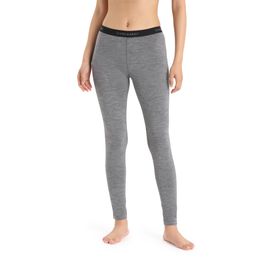 Icebreaker Merino 200 Oasis Thermo-Leggings - Frau - Gritstone Heather - Größe L