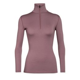 Icebreaker Merino 260 Tech Thermo-Langarmshirt mit halblangem Reißverschluss - Frau - Suede - Größe XL