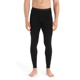 Icebreaker Merino 260 Tech Thermo-Leggings - Mann - Black - Größe XL