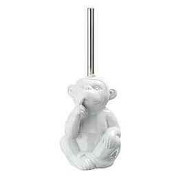 Wenko WC-Garnitur Monkey Quiet weiß Stein