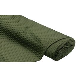 buttinette Noppen-Fleece "Minky", dunkelgrün