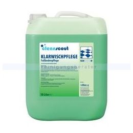 Wischpflege Cleanscout Klarwischpflege 10 L kennzeichnungsfrei kennzeichnungsfrei, für wasserunempfindliche Oberflächen