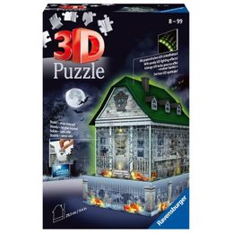 Ravensburger 3D Puzzle Buildings Night Light Haunted House 216p