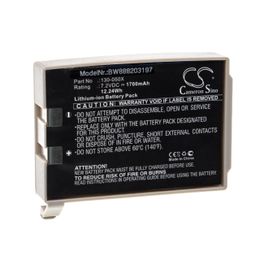 vhbw passend für CME BodyGuard 323 Medizin (1700 mAh, 7,2 V, Li-Ion) Akku Li-Ion 1700 mAh, schwarz