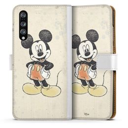 DeinDesign Handyhülle Offizielles Lizenzprodukt Mickey & Minnie Mouse Wasserfarbe, Huawei P20 Pro Hülle Handy Flip Case Wallet Cover Handytasche Leder