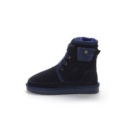 Gooce Snowboots 'Damian' Jungen Gr&ouml;&szlig;e 38 navy / dunkelblau