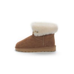 Gooce Snowboots 'Gertrude' Damen Gr&ouml;&szlig;e 41 brokat / wollwei&szlig;