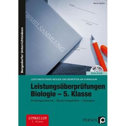 Leistungsüberprüfungen Biologie - 5. Klasse, m. 1 CD-ROM - Marko Spieler, Geheftet