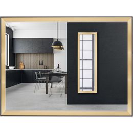 Mirrors and More Wandspiegel branda Ganzkörperspiegel Holz Rahmen Gold-Schwarz 50x150cm